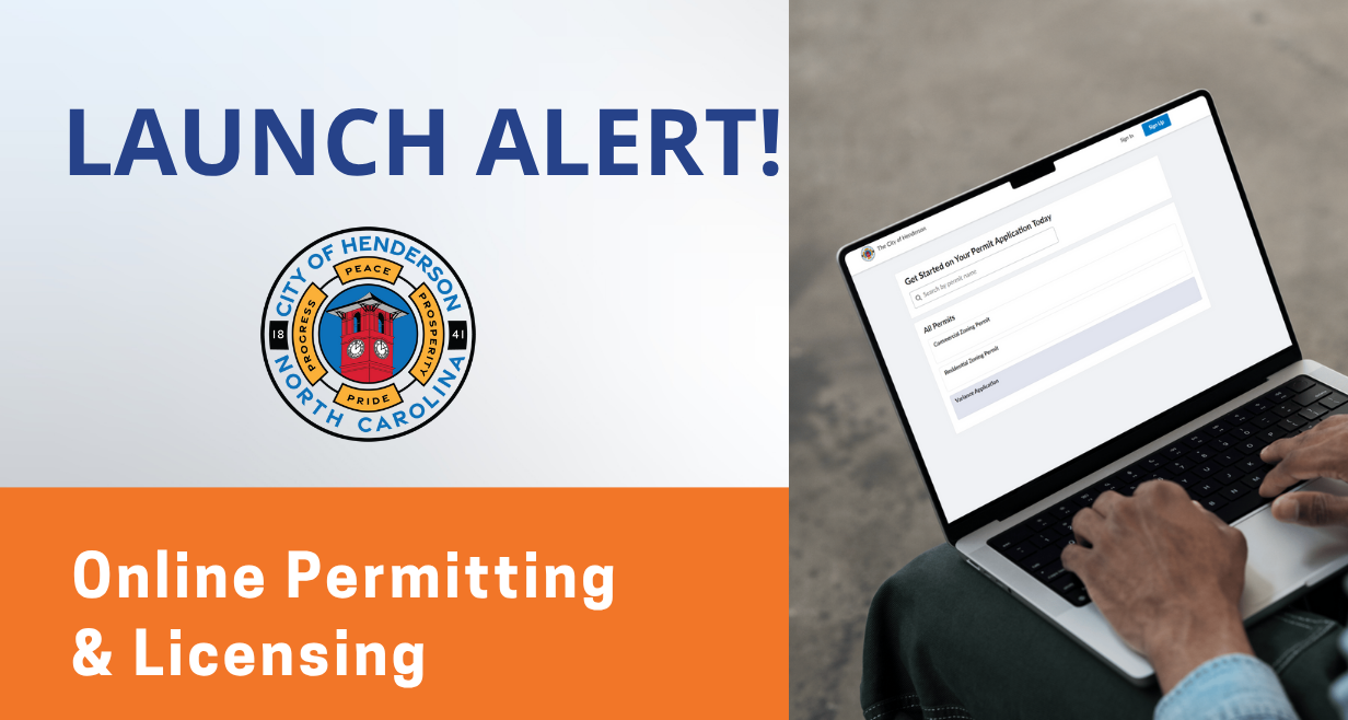 Henderson, NC Launches New Online Permits and License solution